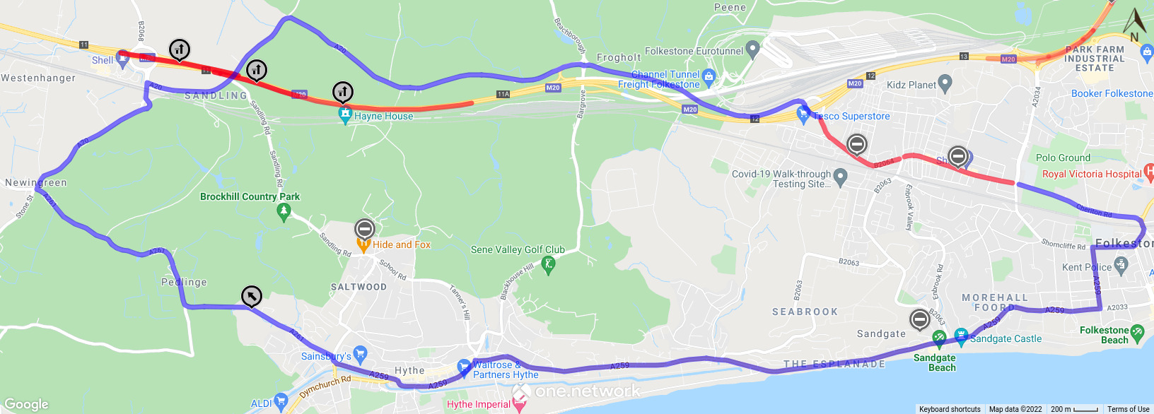 Temporary Road Closure: Cheriton Road & B2064 Cheriton High Street ...